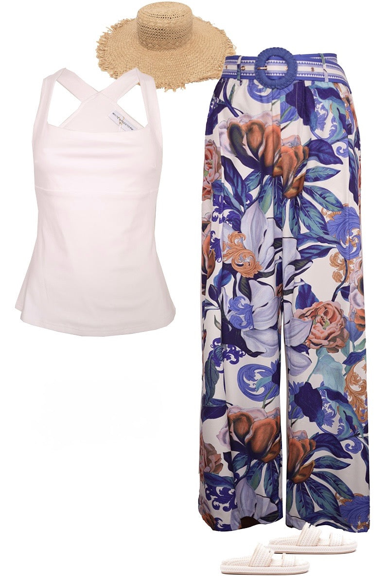 WHITE SANDSTORM DONATELLA PANTS – Ritzy Rose Online